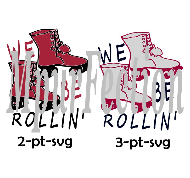 SVGPNG We-be-rollin/skate Edition Rhinestone Template Cricut Silhouette ...