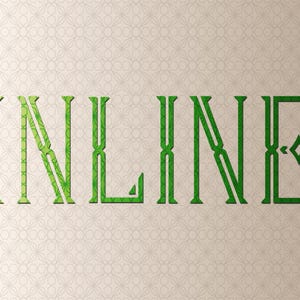 Inline Font, Inline Letters, Inline Alphabet, Inline Text, Cricut Fonts ...