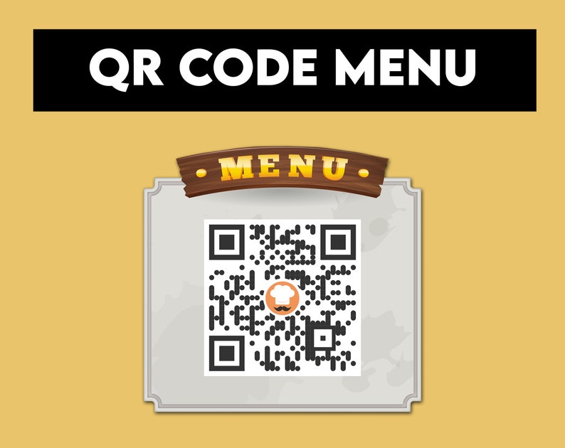 QR Code Menu Design, Menu QR Code for Restaurant & Cafe, Personalizable ...