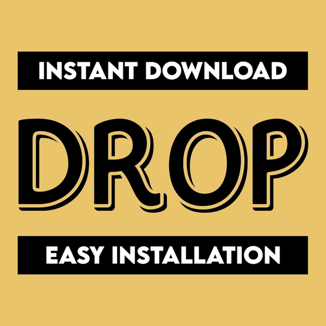 Drop Shadow Font, Drop Shadow Letters, Drop Shadow Text, Cricut Font ...