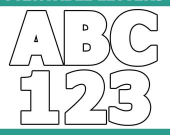 Printable Alphabet Letters and Numbers: Classroom Bulletin Board (PDF ...