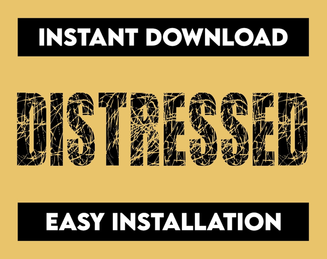 Distressed Font, Distressed Typeface, Distressed Letters, Destroyed ...