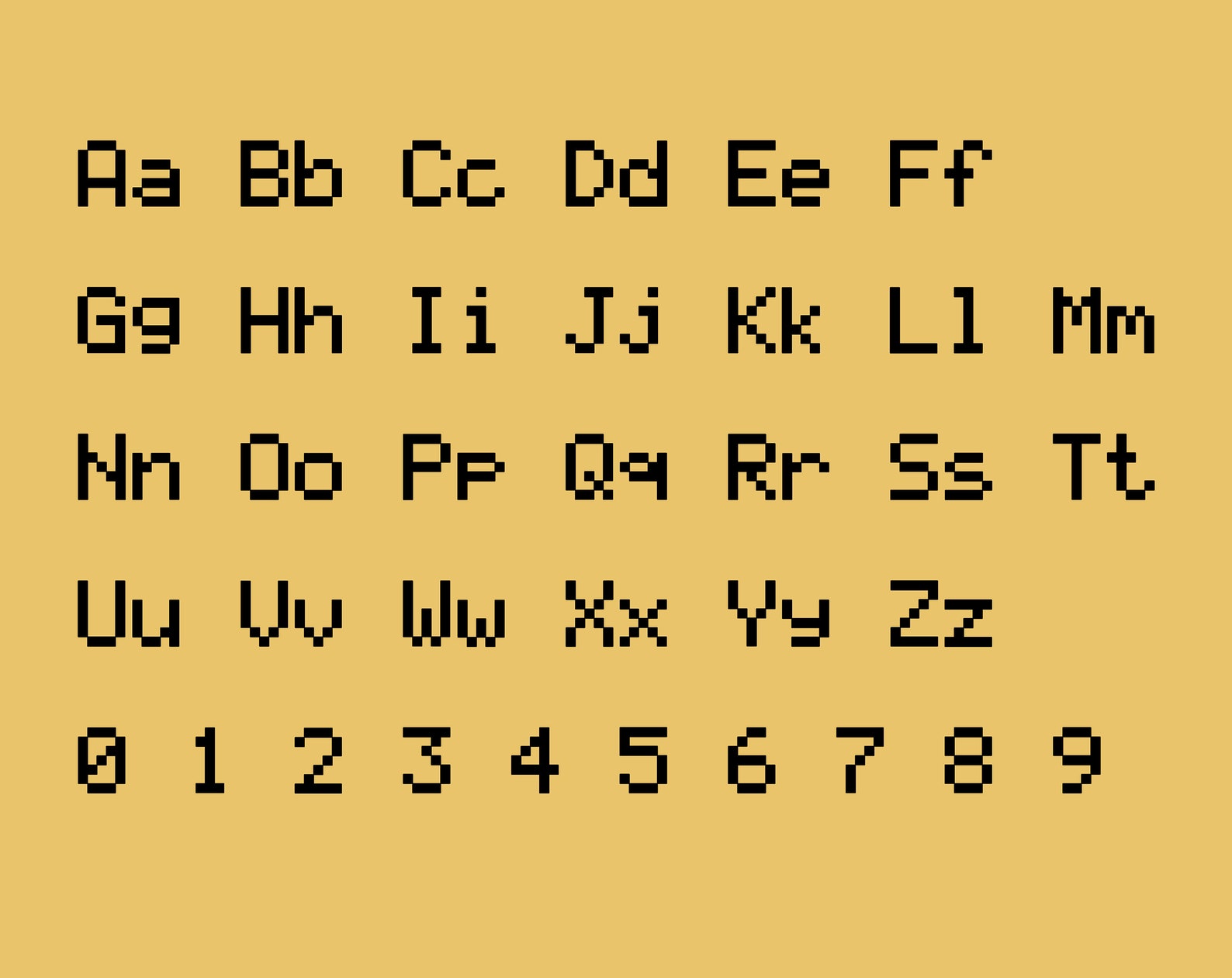 Arcade Pixel Font, Pixel Typeface, Gamer Font, Video Game Font, 8-bit ...
