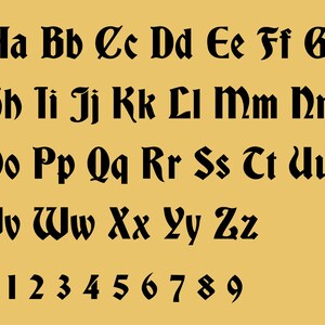 Bradley Gratis Gothic Font: TTF File (digital Download) - Etsy