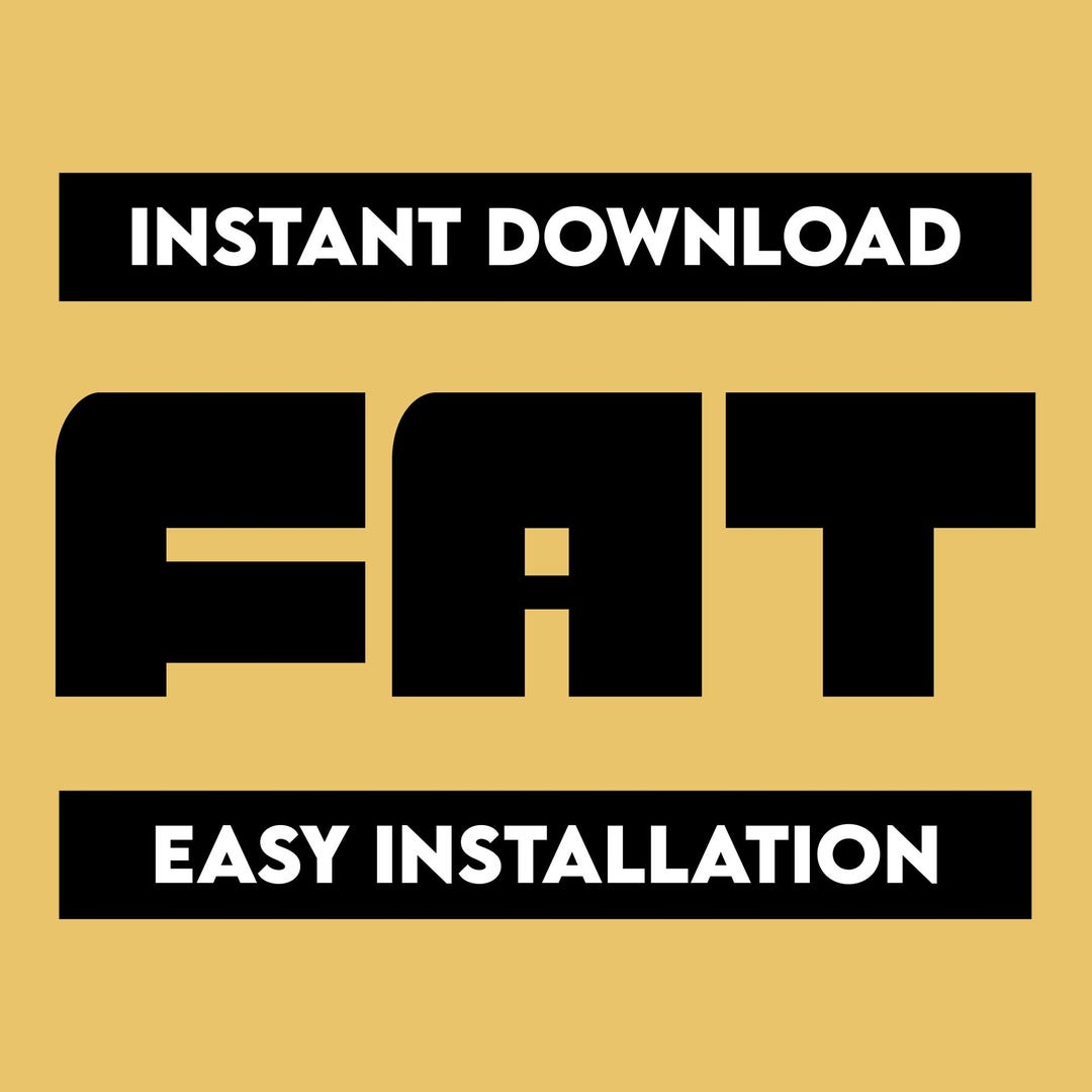 Buy Bold Font, Bold Letters, Bold Typeface, Thick Fonts, Fat Fonts ...