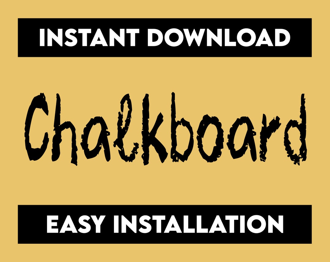 Chalkboard Font, Chalkboard Letters, Chalkboard Alphabet, Cricut Font ...