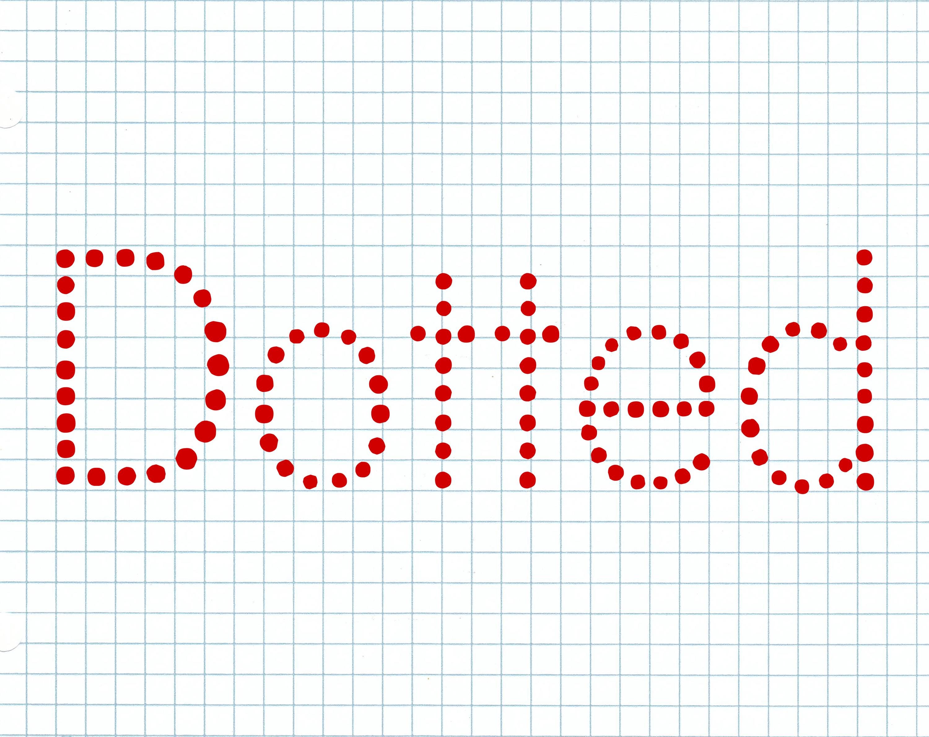 Dotted Writing Practice Font: School & Cricut (TTF Digital Download) - Etsy