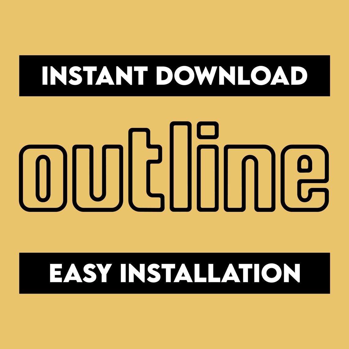 Outline Font Outline Typeface Cricut Fonts ABC Alphabet Letters ...