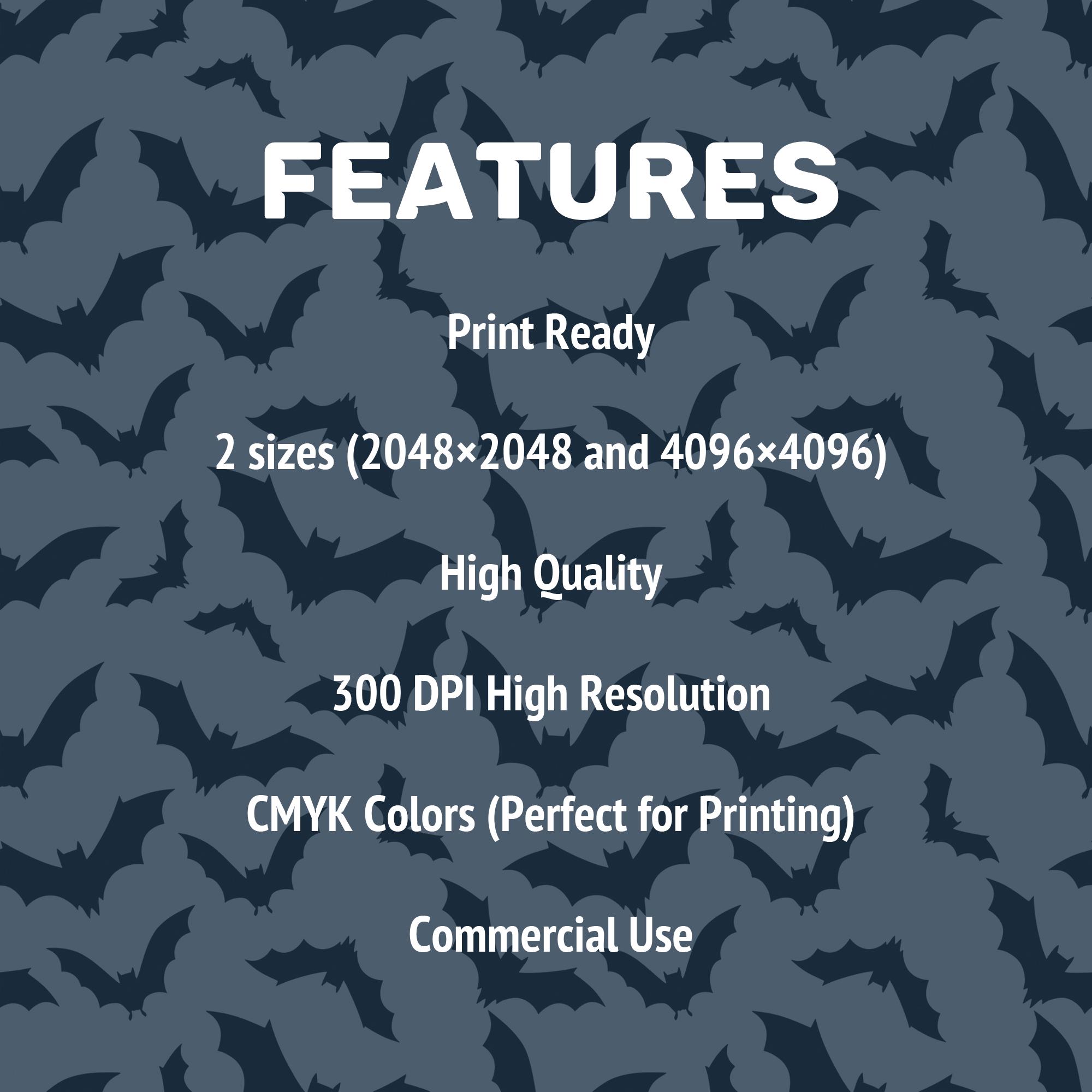 Halloween Bats Seamless Pattern: Spooky Black Flying Bats, Gothic ...