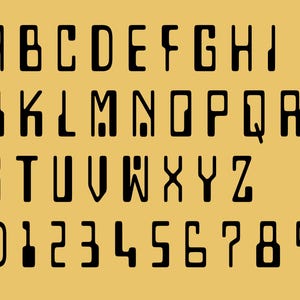 Y2K Font, Y2K Letters, Y2K Lettering, Y2K Typography, Cricut Font ...
