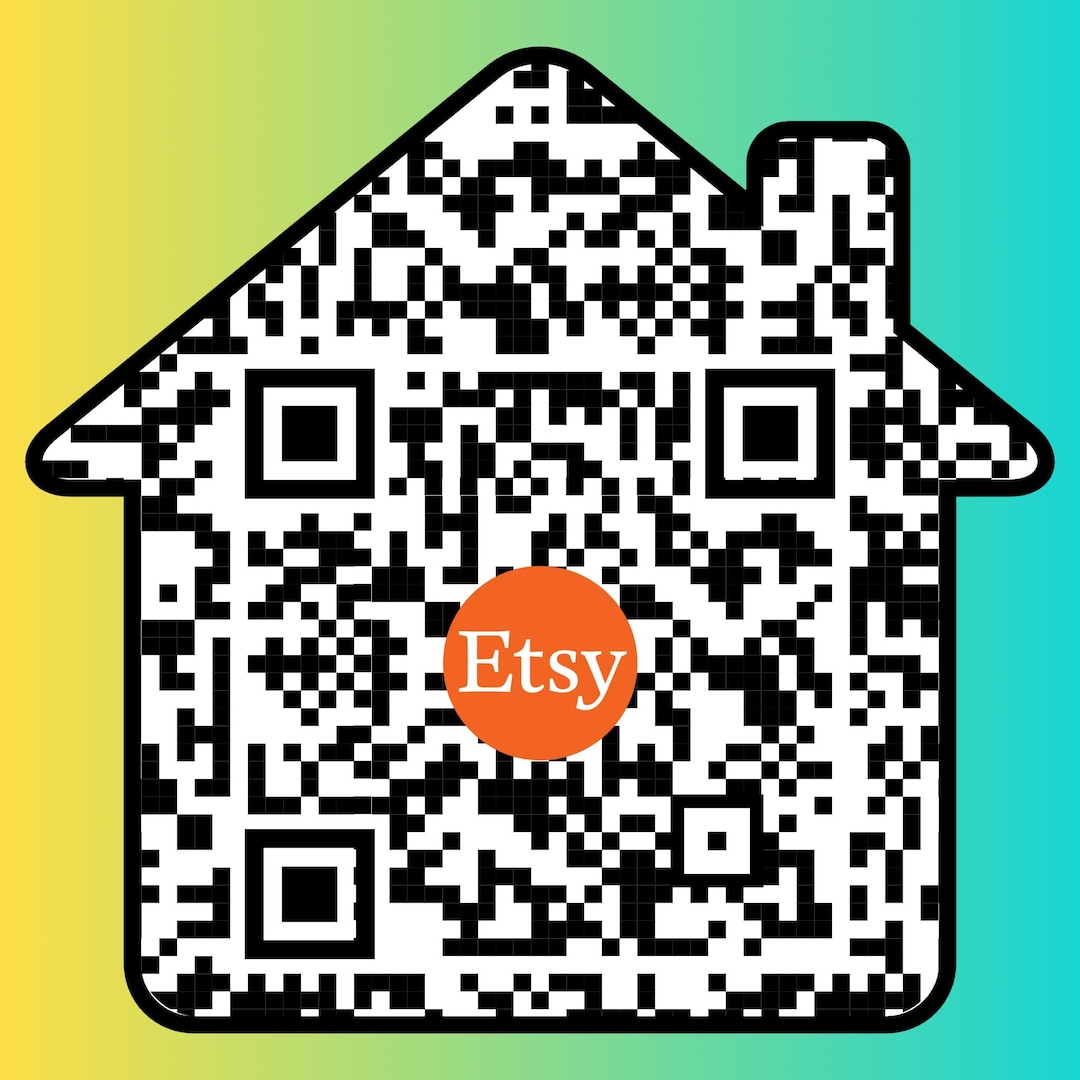 Custom House Shape QR Code for Realtors (digital Download) - Etsy