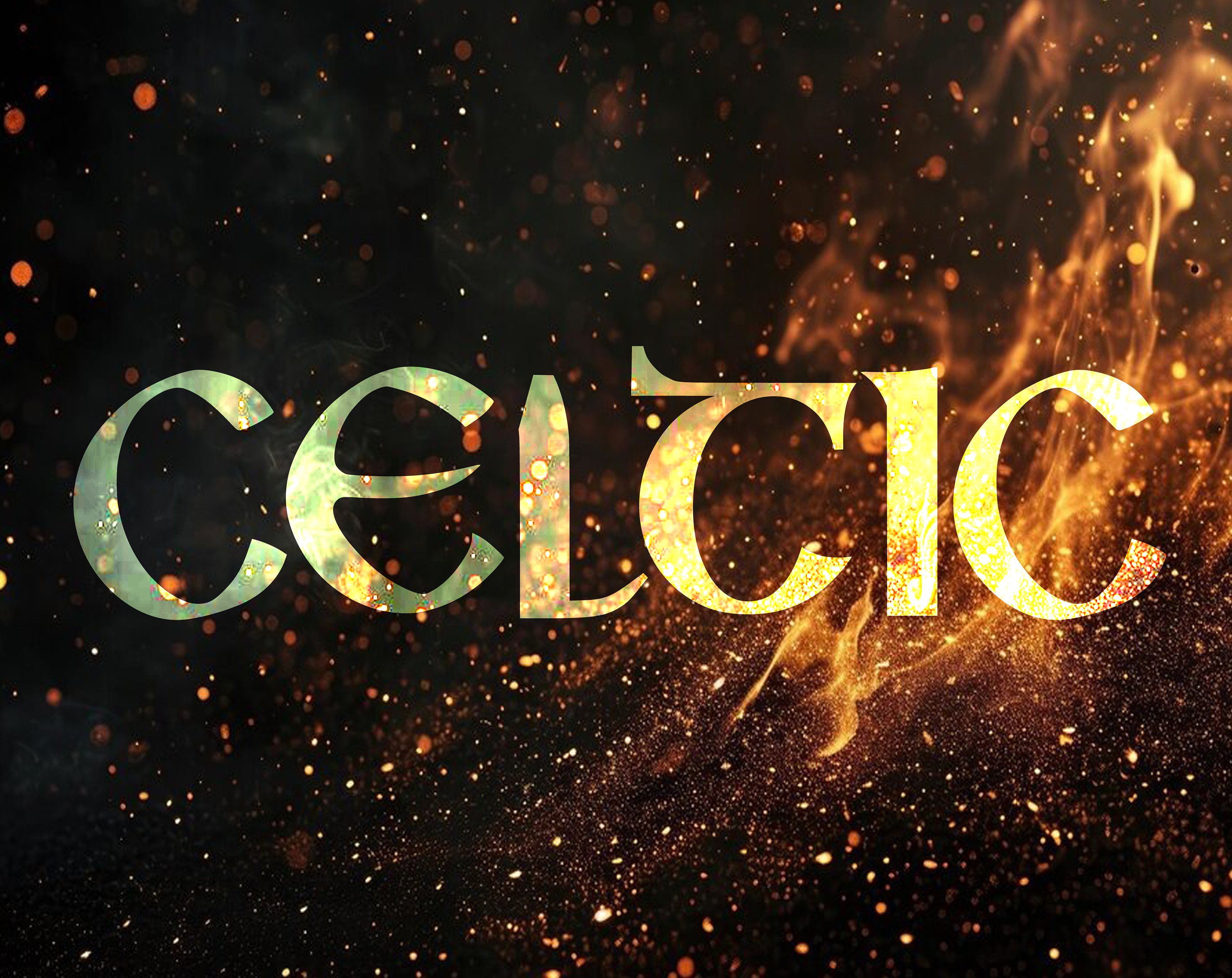 Celtic Font: Ancient Lettering, Gaelic Alphabet (OTF Digital Download ...