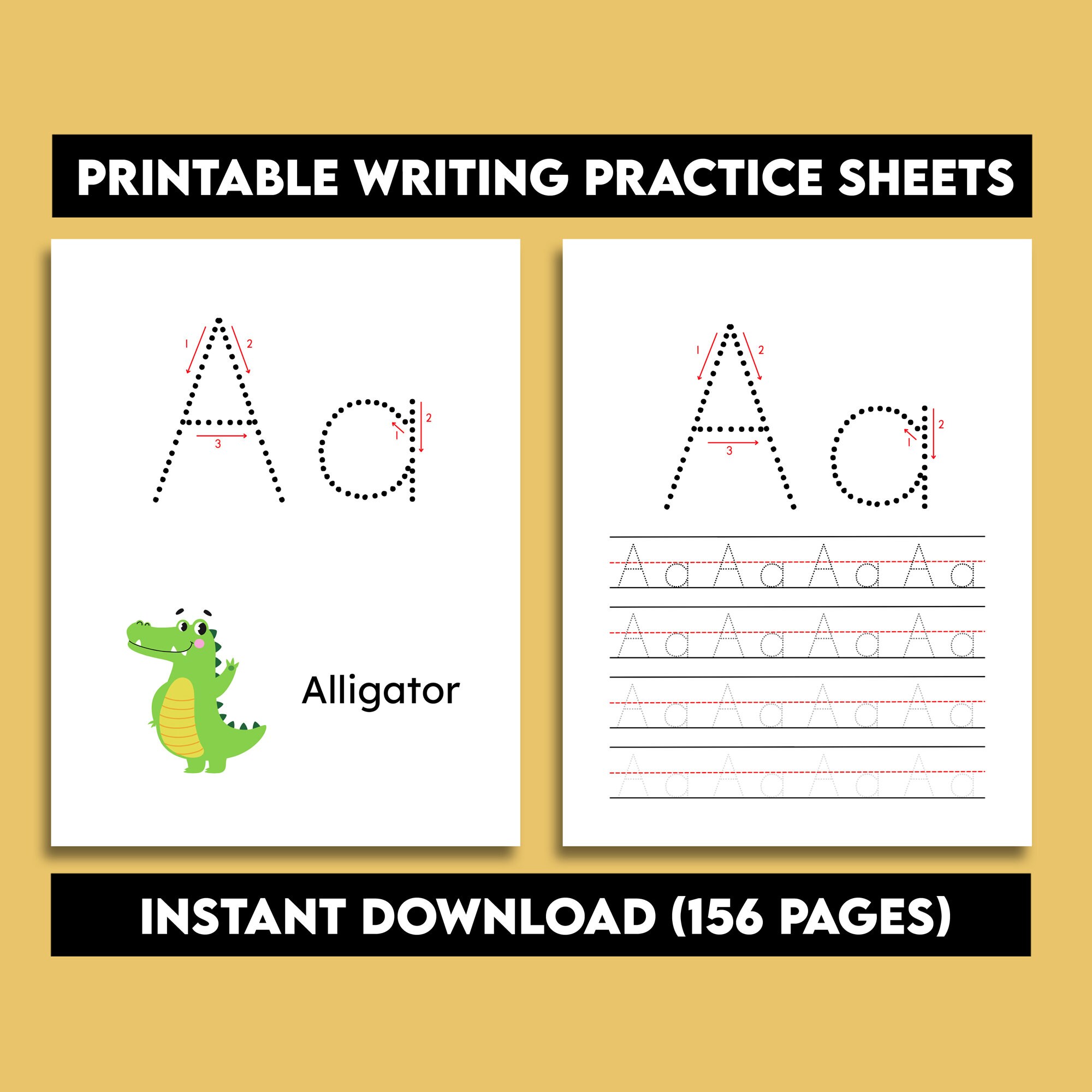 Printable Writing Practice Sheets, Handwriting Practice Worksheets ...