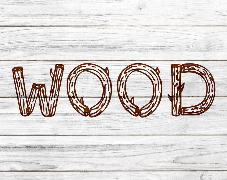 Wood Font, Wood Letters, Wood Alphabet, Wood Lettering, Cricut Fonts ...