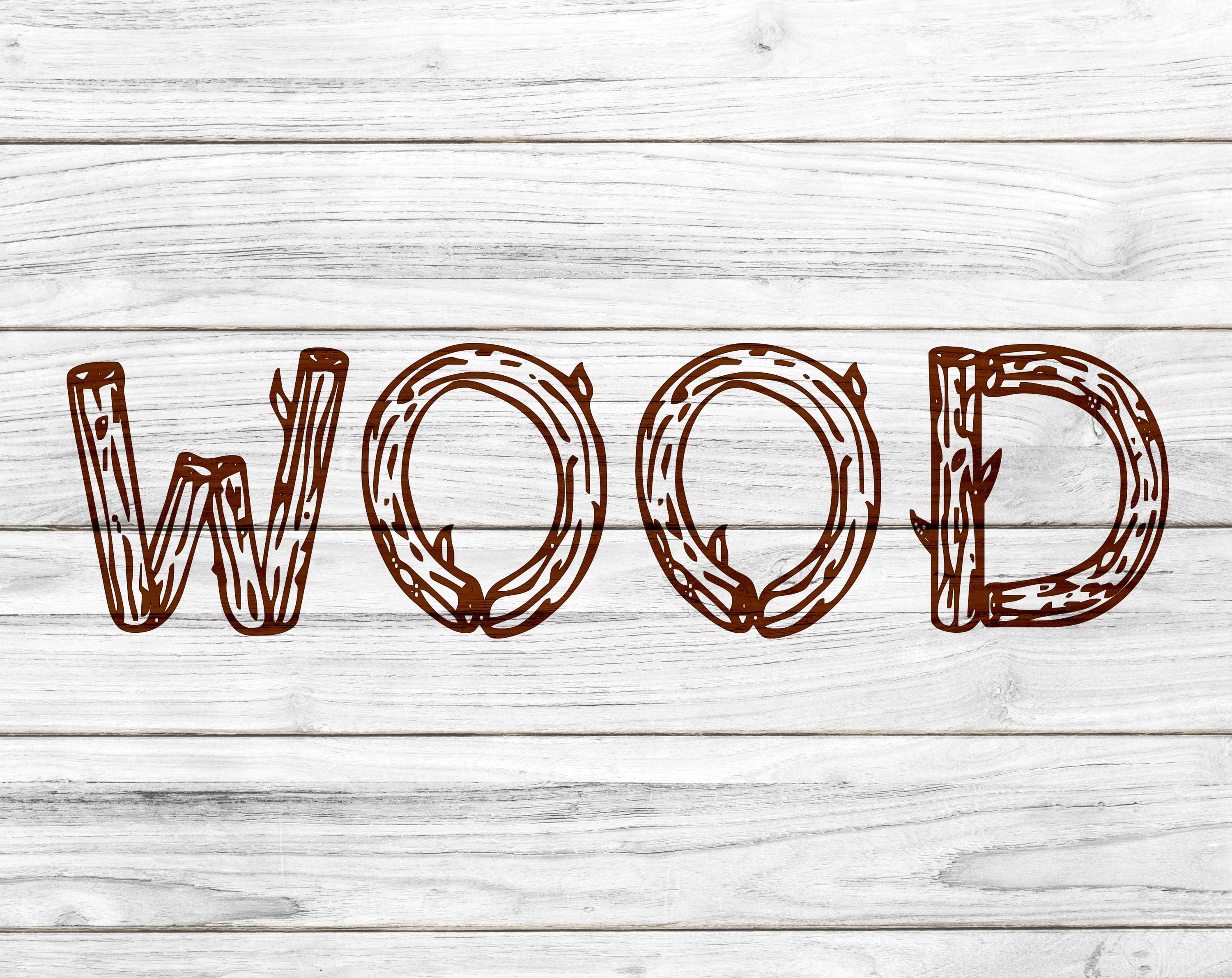 Wood Font, Wood Letters, Wood Alphabet, Wood Lettering, Cricut Fonts ...