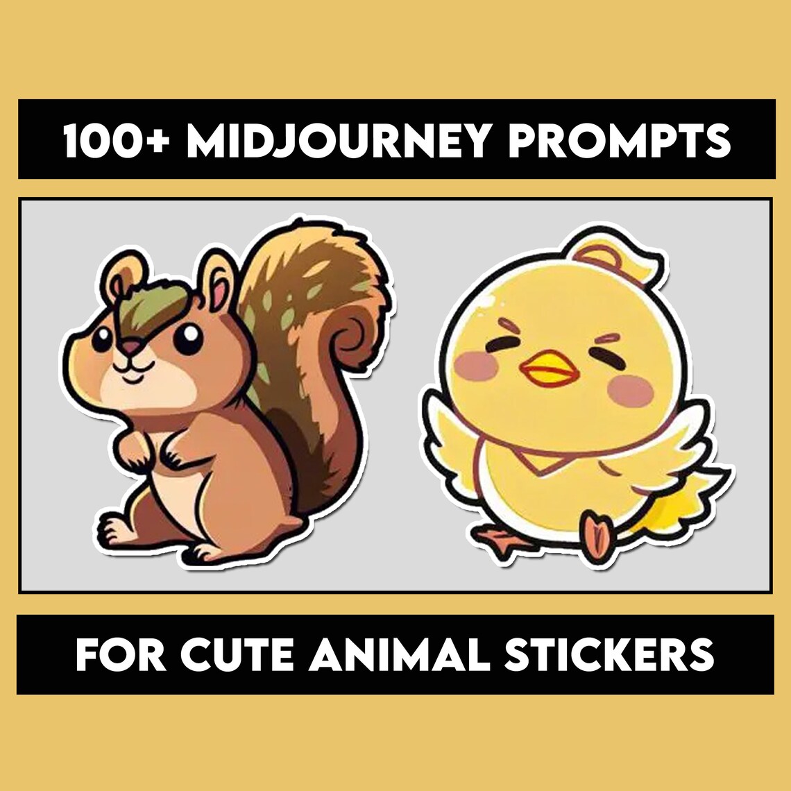 Midjourney Sticker Prompts Midjourney Animals Prompts - Etsy