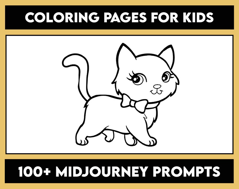 Coloring Pages Prompt Midjourney, Midjourney Prompts for Coloring Pages ...