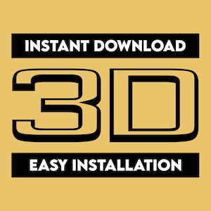 3D Font, 3D Letters, 3D Typeface, 3D Text, 3D Typography, Cricut Font ...