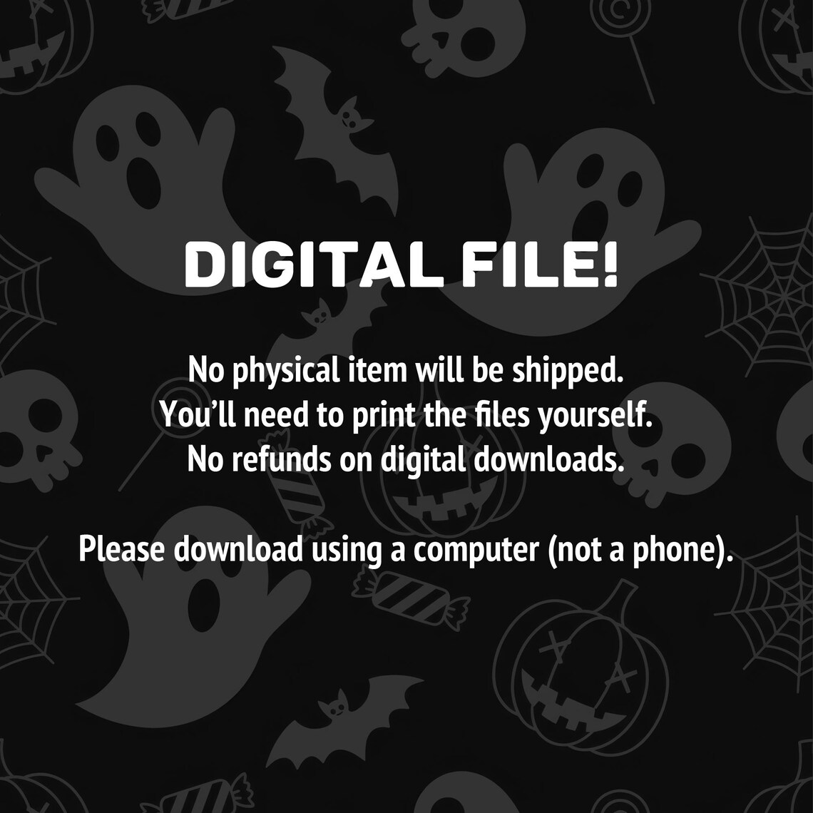 Halloween Seamless Pattern: Cute Spooky Ghosts, Skulls, and Bats ...