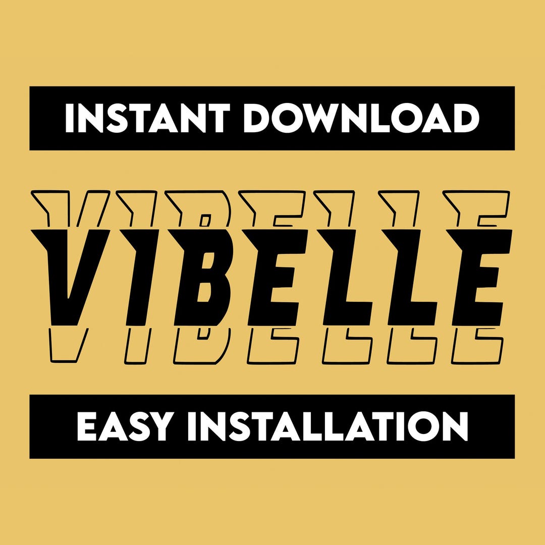 Stacked Font, Stacked Letters, Stacked Text, Stacked Typeface, Cricut ...