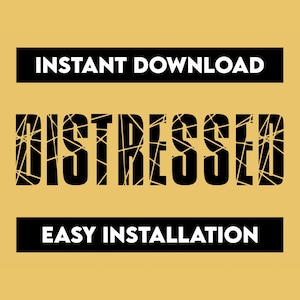 Distressed Font, Distressed Typeface, Distressed Letters, Destroyed ...