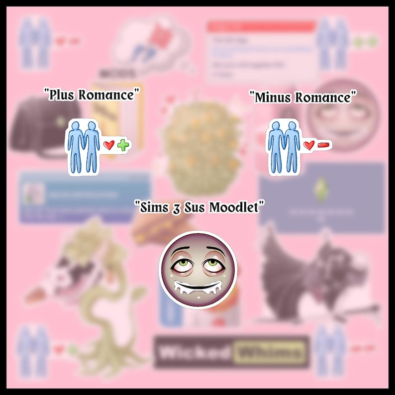 Sims Stickers - Etsy