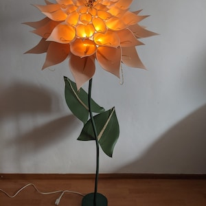 Giant Flower Lamp Floor Lamp Lamp Handmade Birthday Gift Bedside Lamp ...
