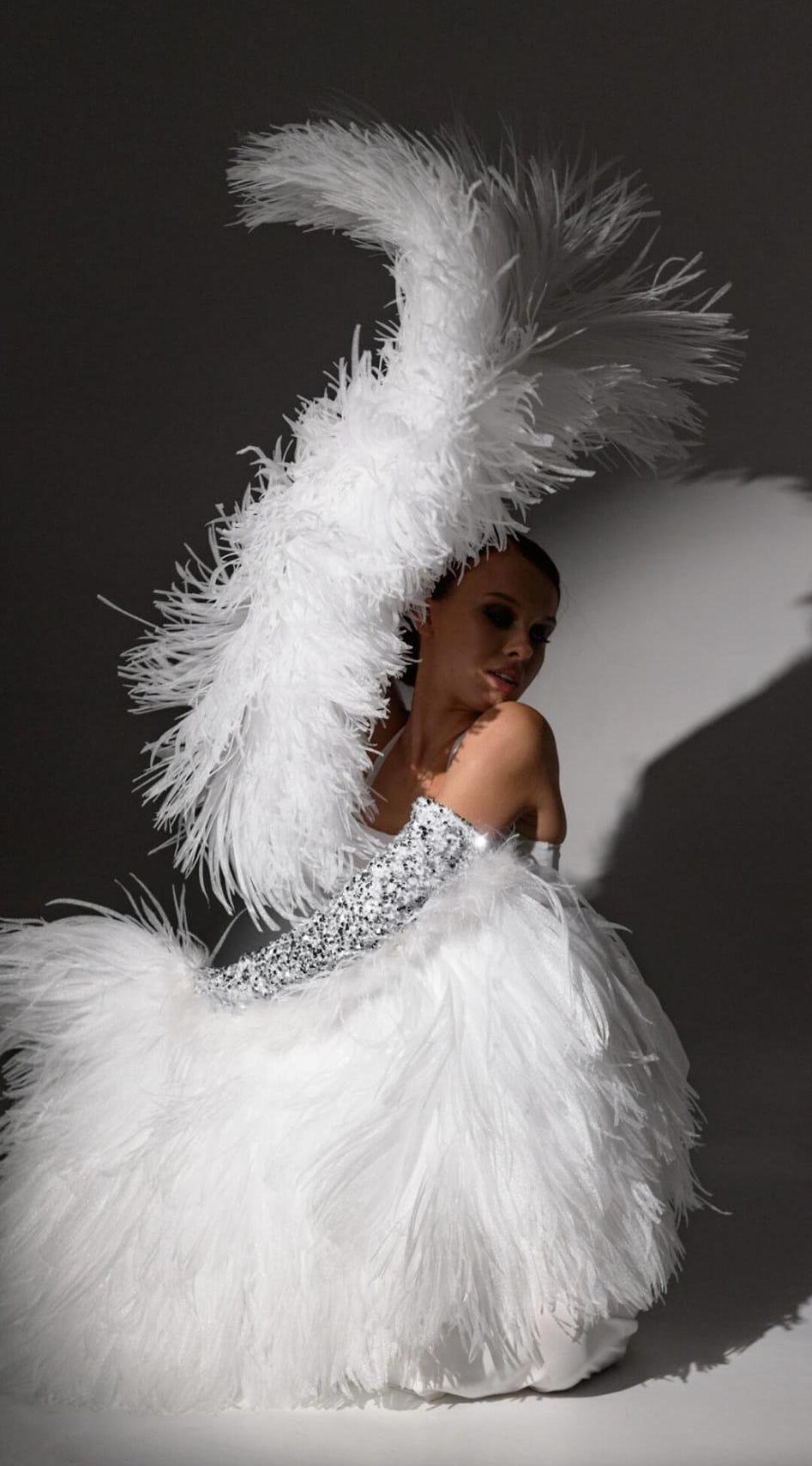 Angel Wings Giant Wings Wings-sleeves Large Wings Fluffi Wings White ...