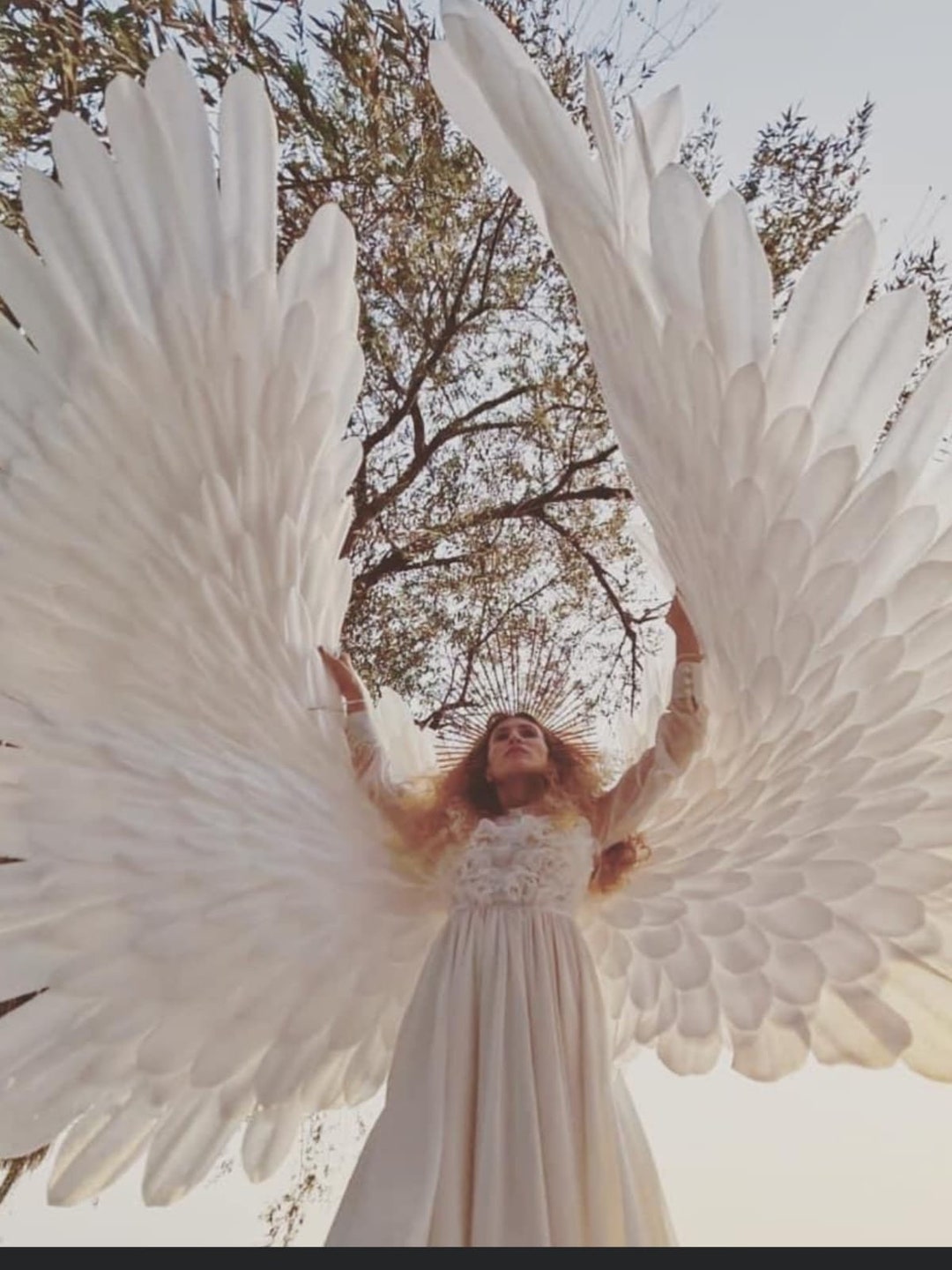 Giant Angel Wings Large Wings White Wings Christmas Wings Cosplay Wings Wings for Dance Angel ...