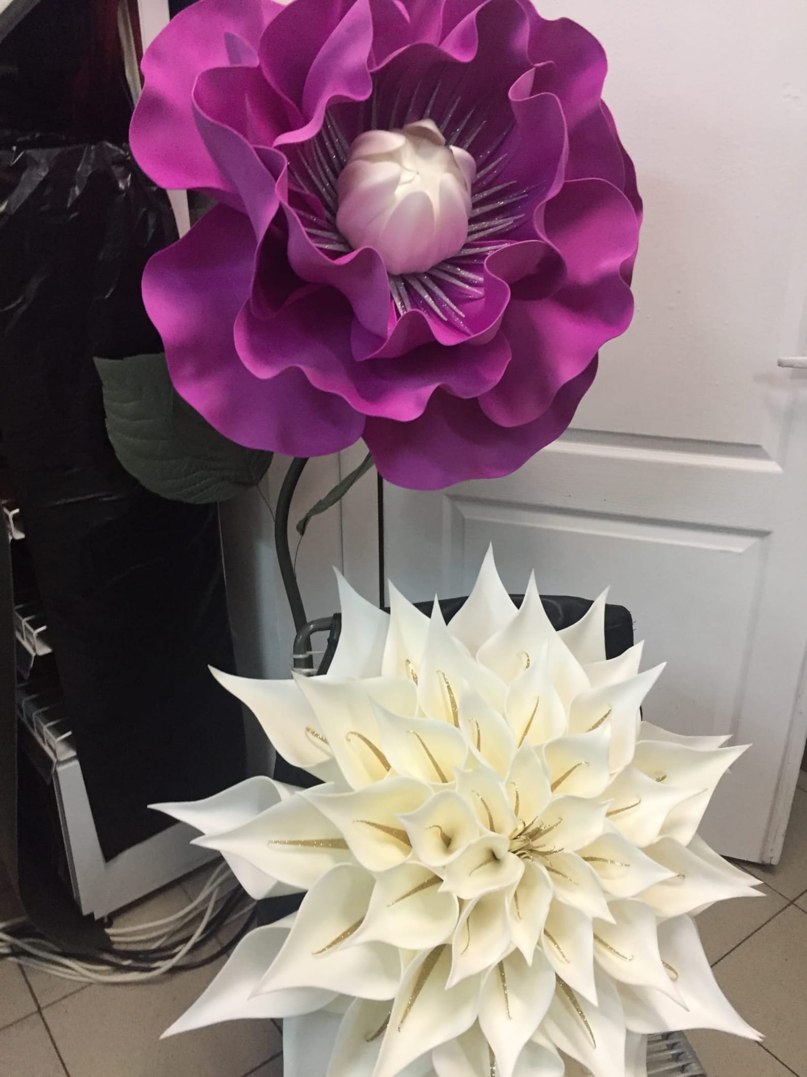 Giant Flower Lamp Floor Lamp Lamp Handmade Birthday Gift Bedside Lamp ...