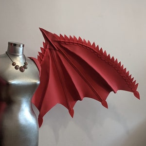 Dragon Wings Halloween Wings Giant Wings Large Wings Red Wings Costume ...