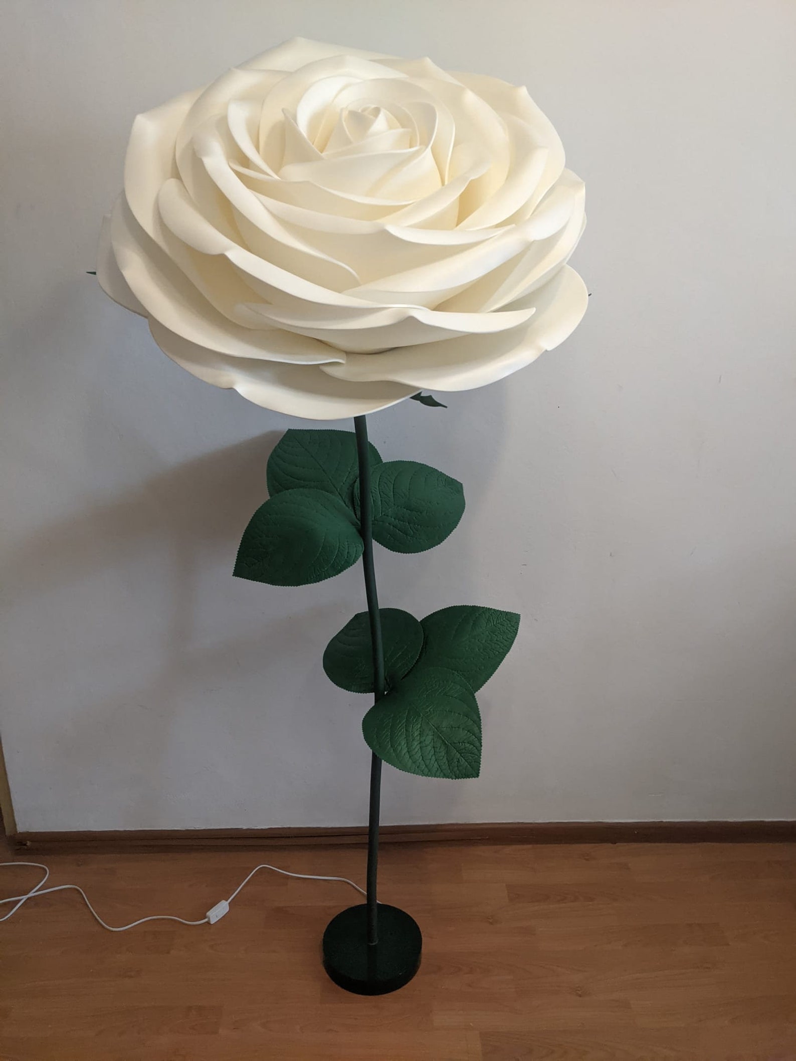 Giant Flowers Lamp Flower Decor Floor Lamp Decor Lamp Handmade | Etsy