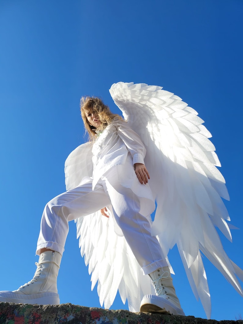Giant Wings Angel Wings White Angel Wings Christmas Wings - Etsy