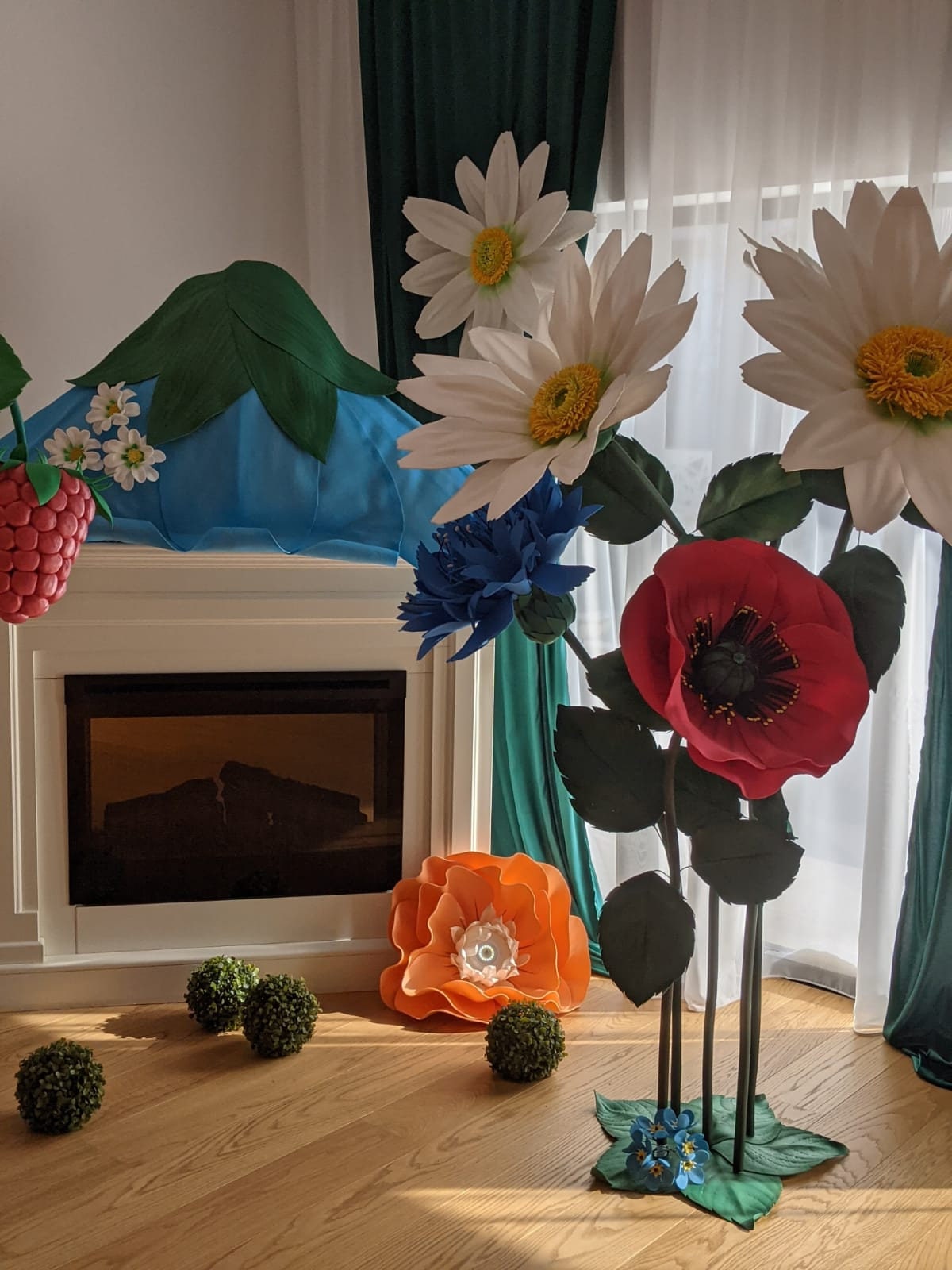 Giant Flowers Big Flowers DIY Flowers Decoration Flowers Home ...