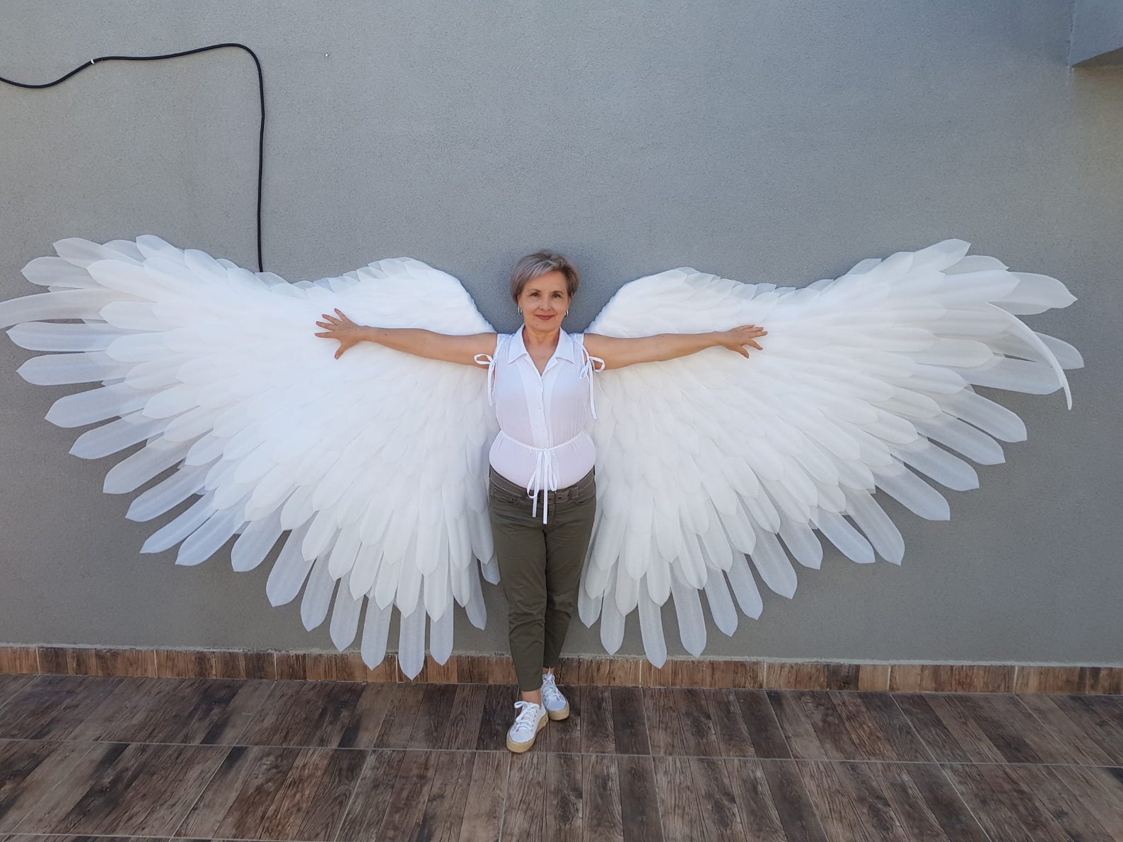 Giant Angel Wings Large Wings White Wings Christmas Wings - Etsy
