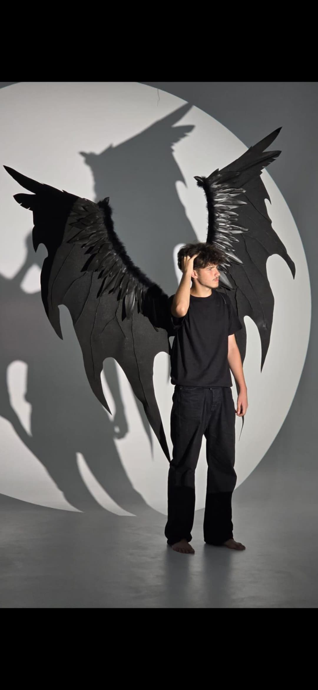 Giant Wings Black Wings Large Wings Angel Wings Devil Wings Halloween ...