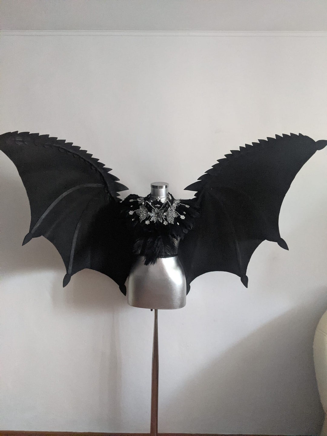 Giant Wings Flexible Wings Black Wings Halloween Wings Cosplay Wings ...