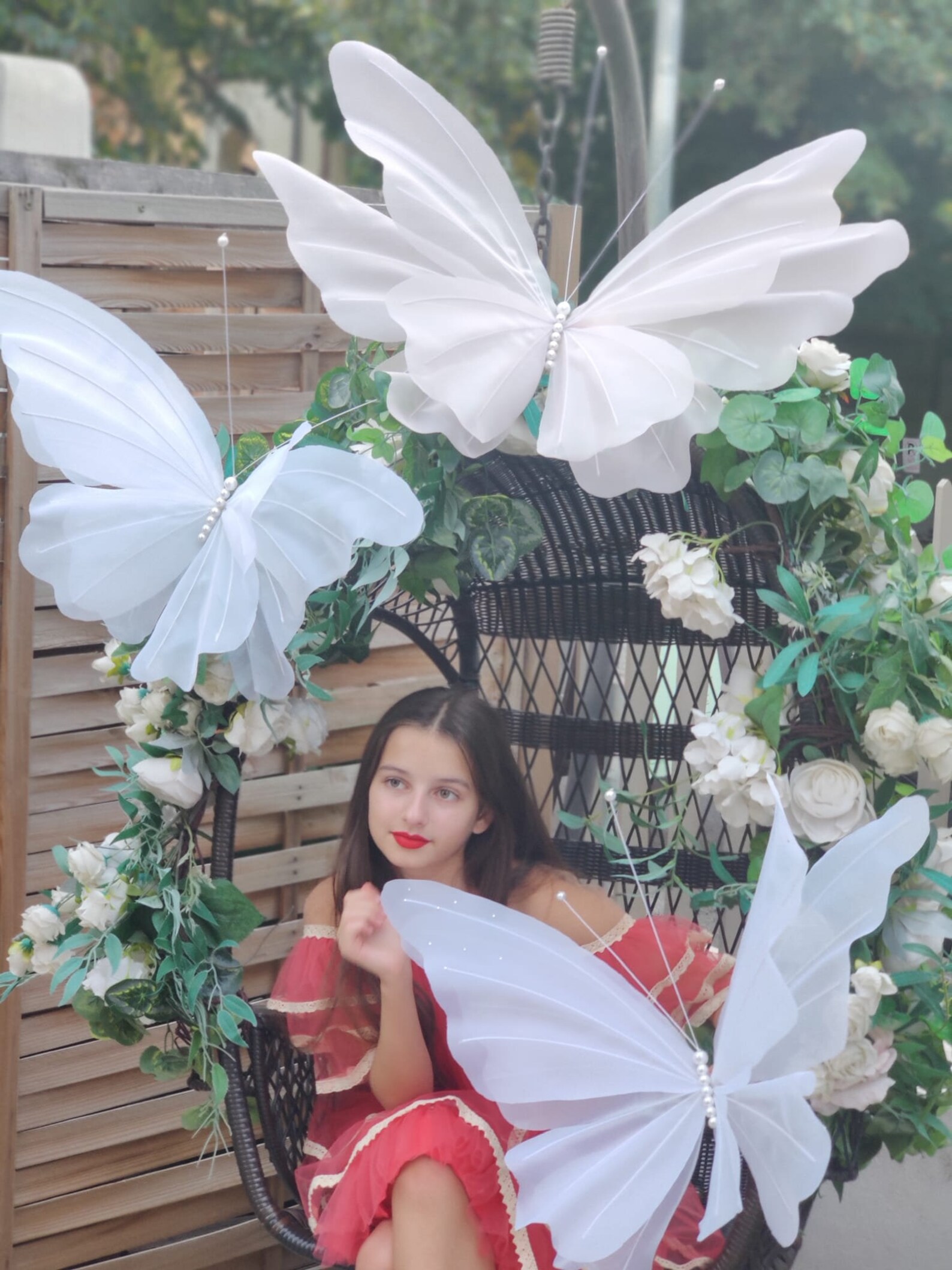 Butterfly Organza Butterfly Silk Butterfly Giant Butterfly Wedding ...