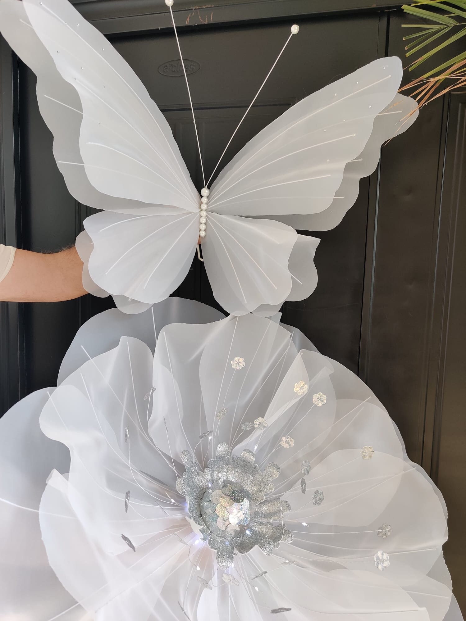 Butterfly Organza Butterfly Silk Butterfly Giant Butterfly Wedding ...