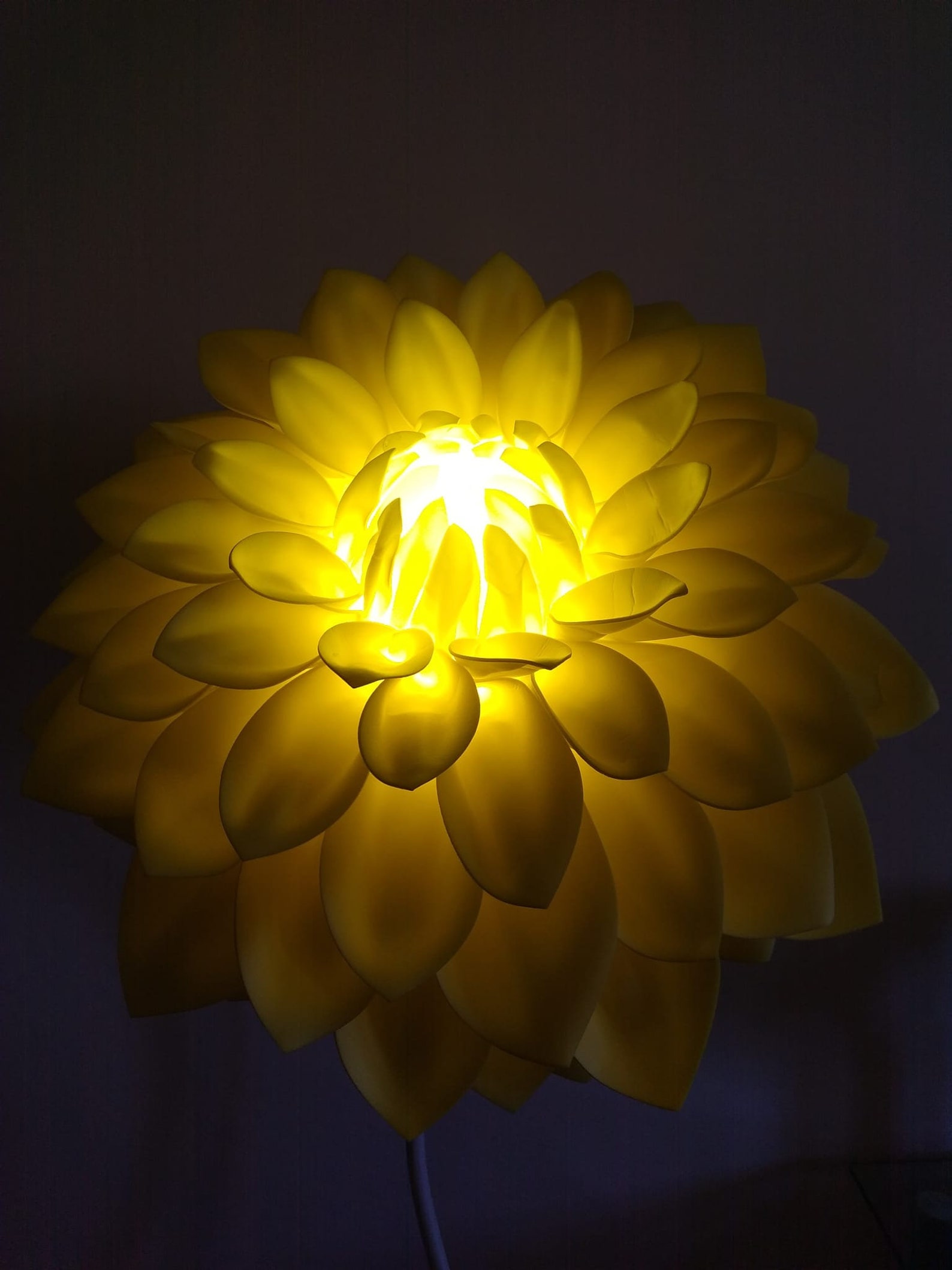 Giant Flower Lamp Floor Lamp Night Lamp Giant Dahlia Large - Etsy
