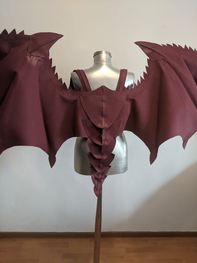 Dragon Wings Halloween Wings Giant Wings Large Wings Red Wings | Etsy