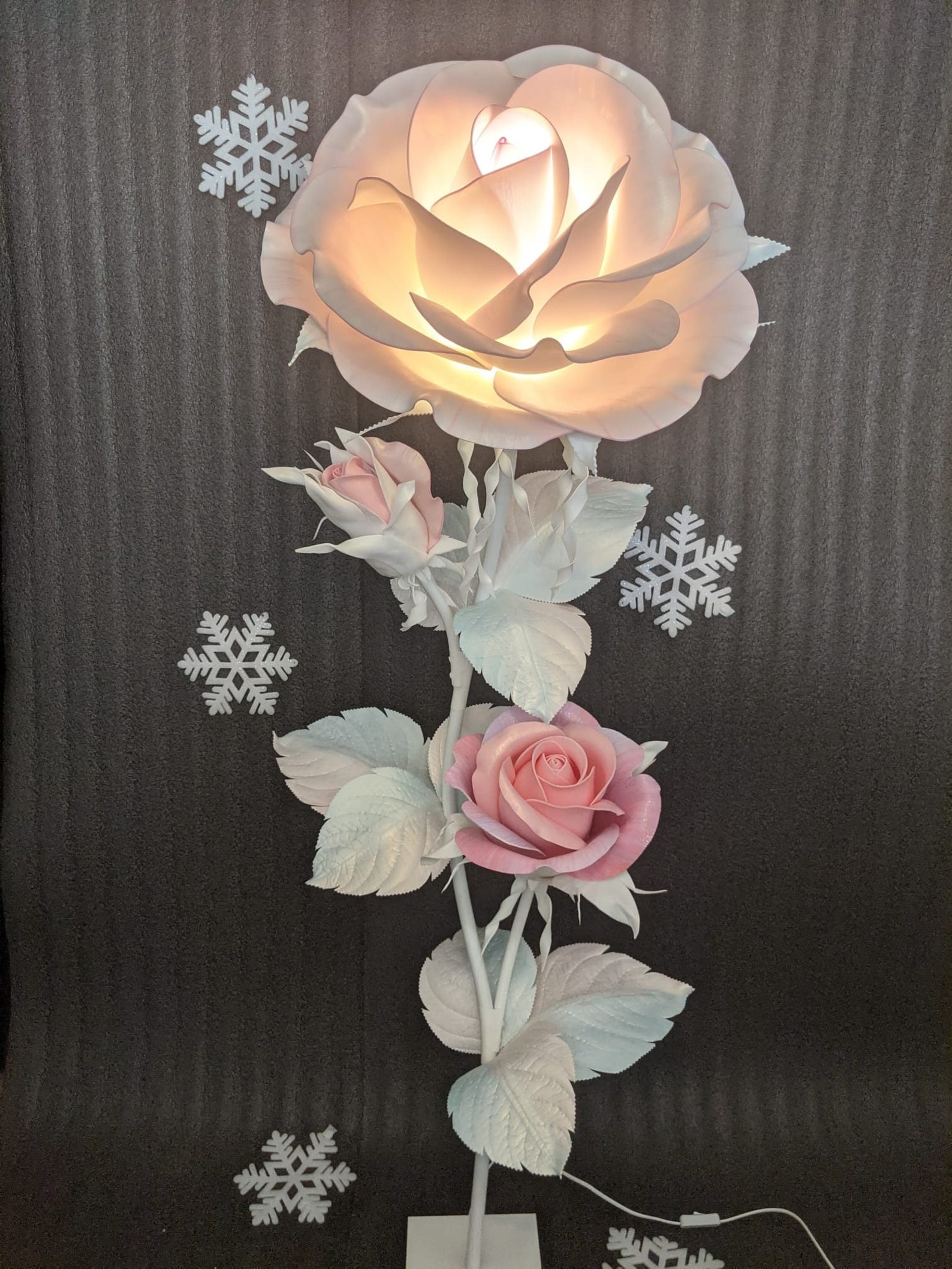 Flowers Lamp Floor Lamp Night Light Bedroom Lamp Rose Lamp Christmas ...