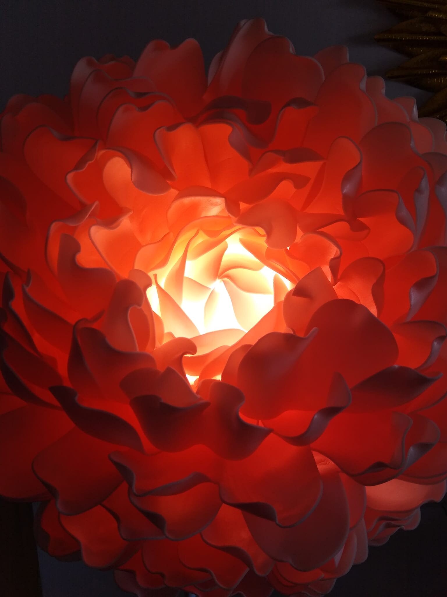 Giant Flower Lamp Floor Lamp Night Light Home Decor Giant | Etsy