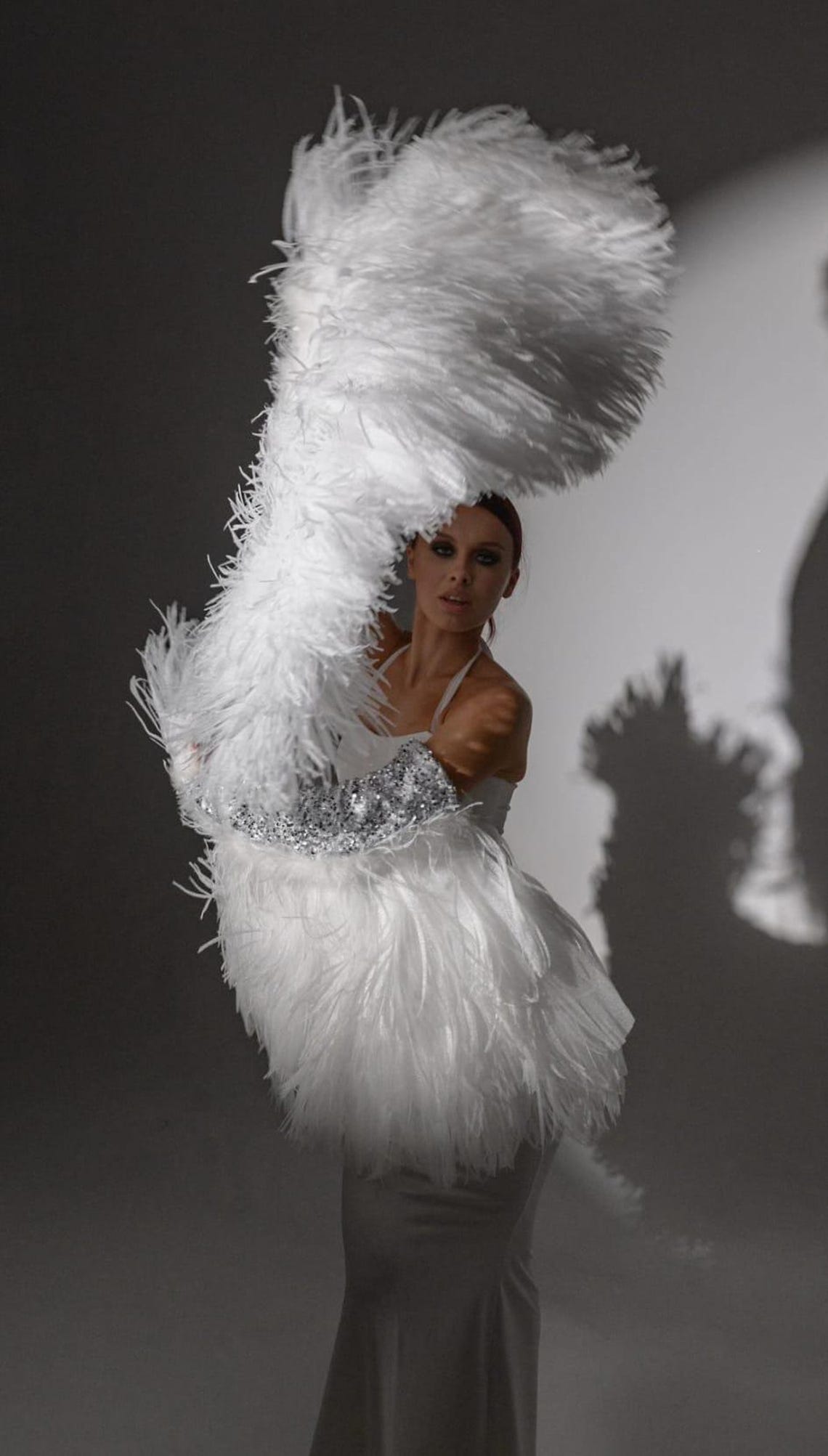 Angel Wings Giant Wings Wings-sleeves Large Wings Fluffi Wings White ...