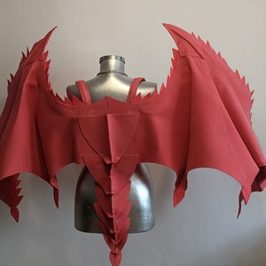 Dragon Wings Halloween Wings Giant Wings Large Wings Red Wings Costume ...