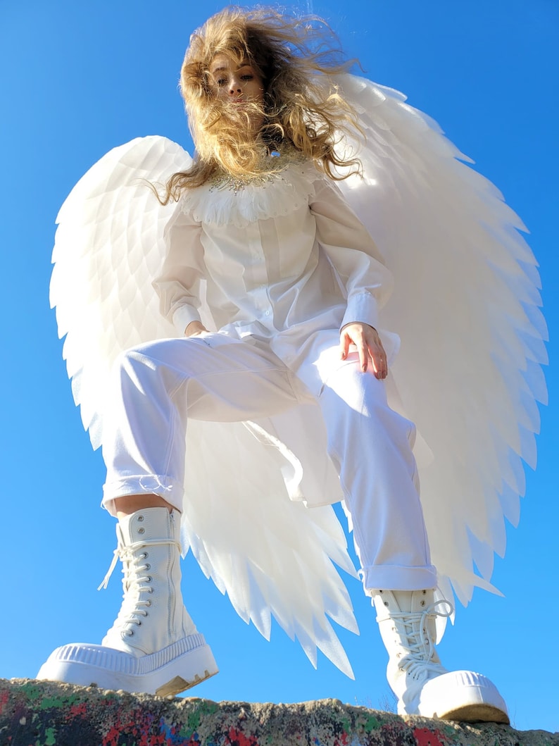 Giant Wings Angel Wings White Angel Wings Christmas Wings - Etsy