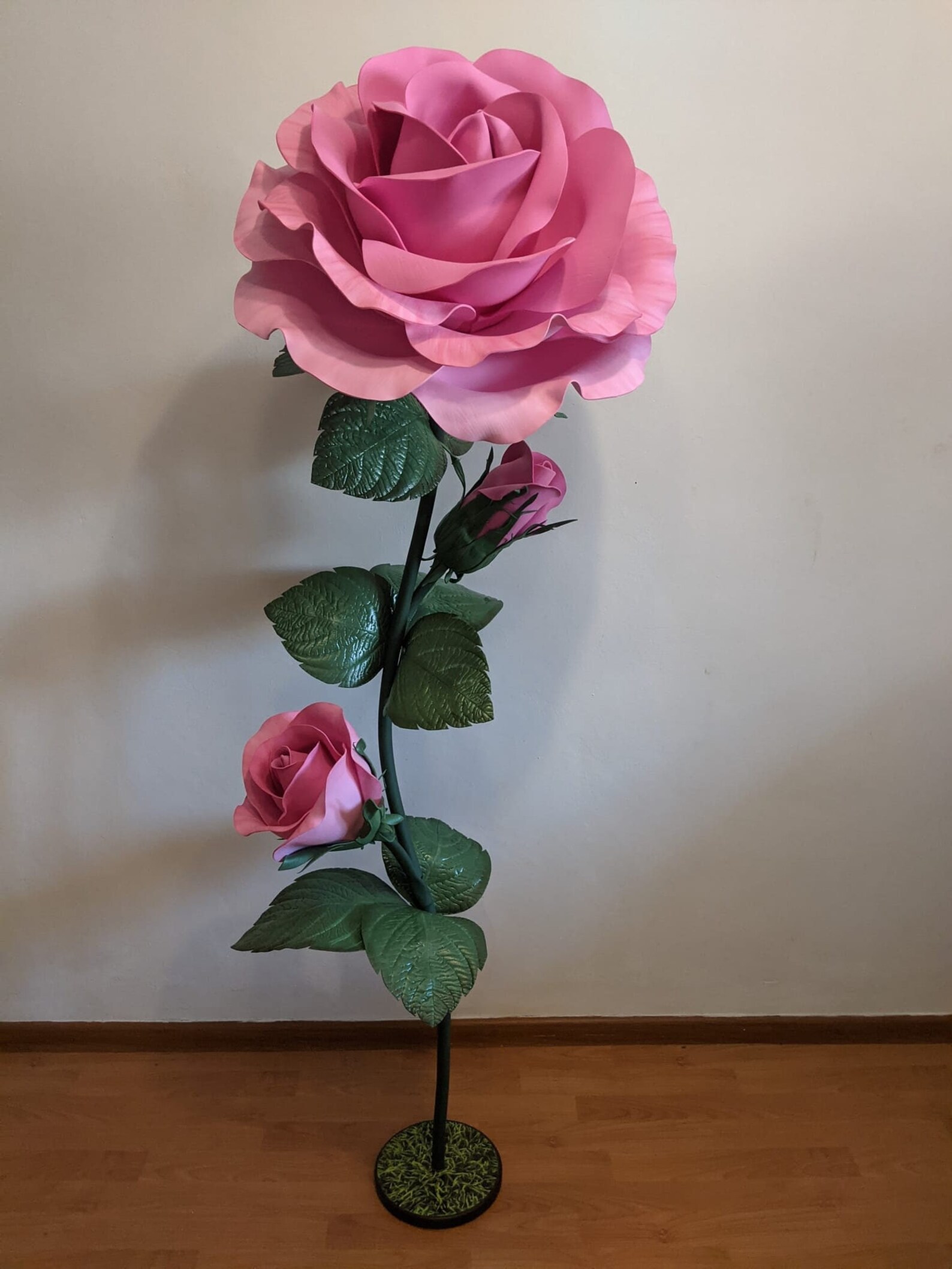 Floor Lamp Giant Isolon Flower Lamp Rose Flower Lamp Night - Etsy