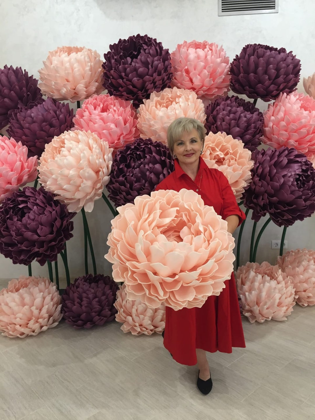 Giant Flower Lamp Floor Lamp Night Light Home Decor Giant Flower Giant ...