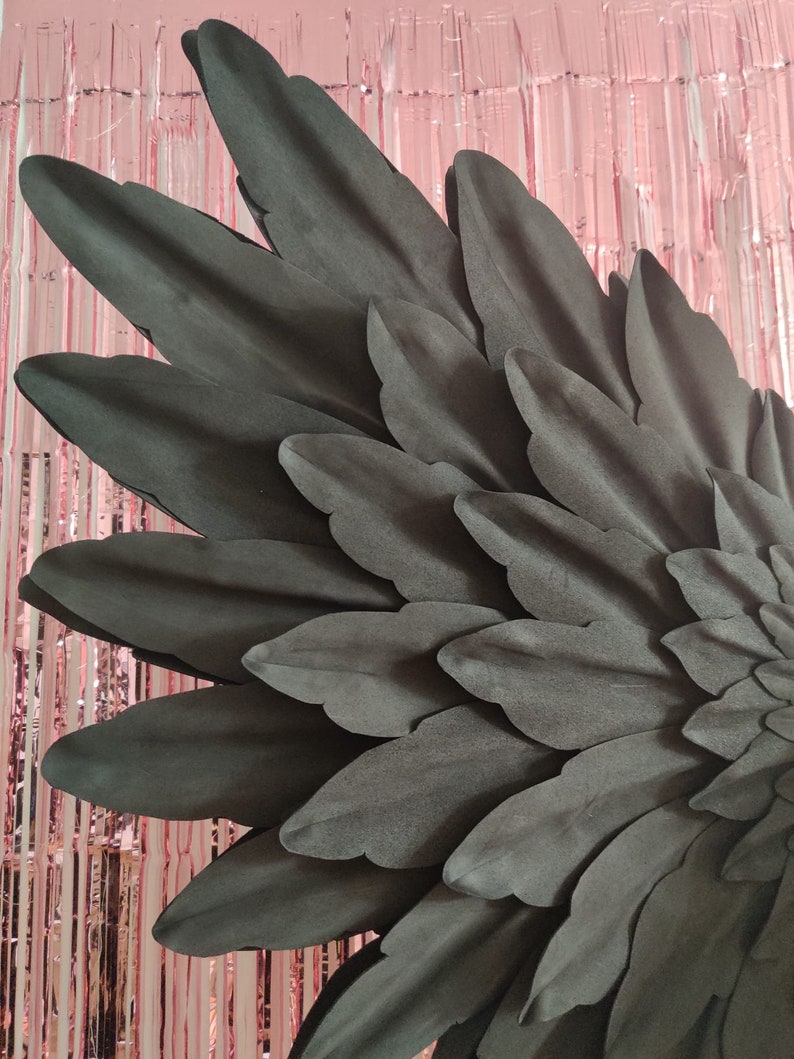 Black Wings Halloween Wings Giant Wings Devil Wings Cosplay - Etsy