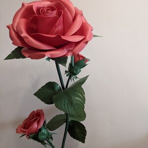 Floor lamp Giant isolon flower lamp Rose flower lamp Night | Etsy